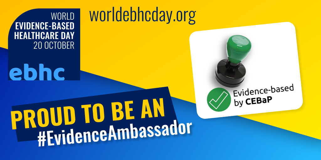 CEBaP | World Evidence-Based Healthcare Day: CEBaP as Evidence Ambassador
